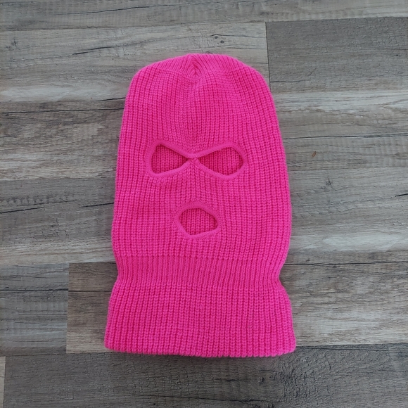 Accessories | Kids Hot Pink Full Face Ski Mask Stocking Cap Winter Hat ...